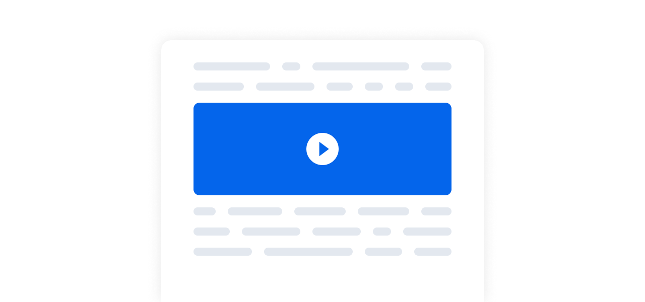 Lazy load a video - IntersectionObserver API example Lazy load a video - IntersectionObserver API example